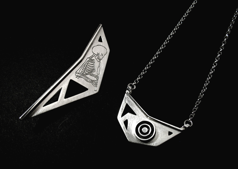Islay Spalding: Gordon Duncan Kilt Pin and Necklace