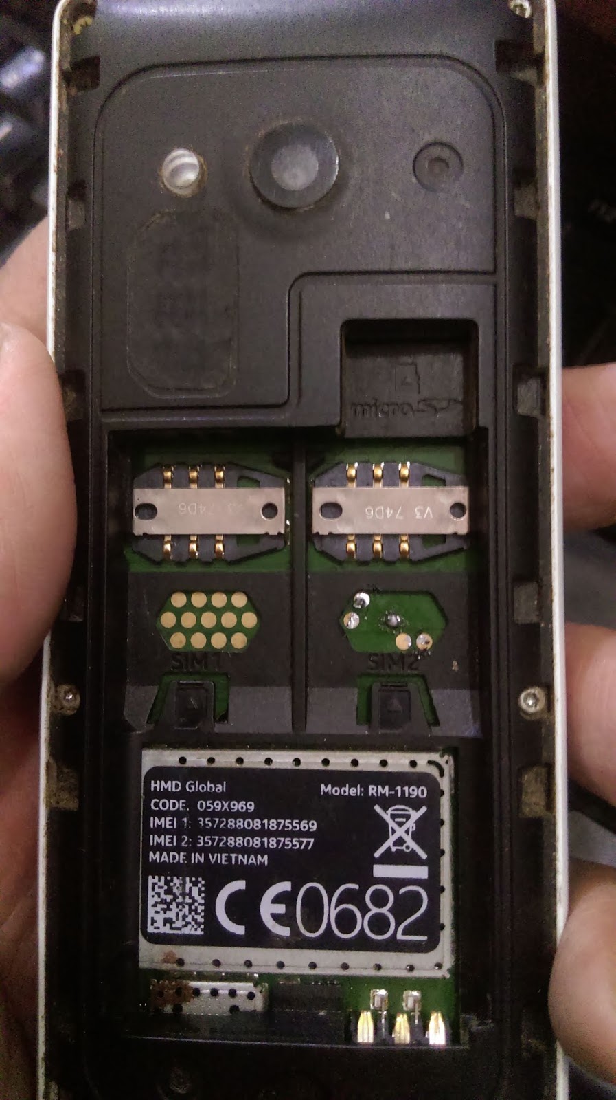 Nokia 150 USB Pinout Solution rm-1190 usb pinout