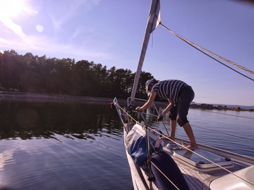 Experiences on manual anchor windlass (and using the bow anchor) - S/Y ...