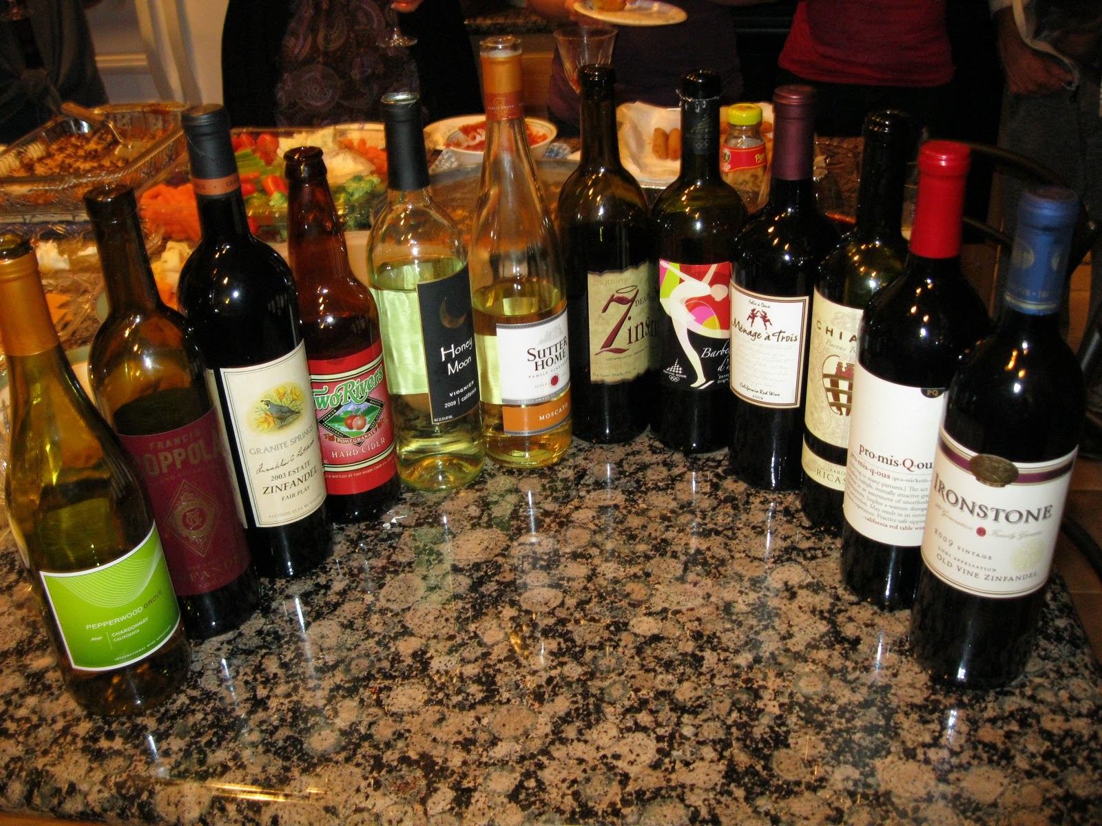 Chewy Morsels: Sunday Sightings: The Wine Line-Up