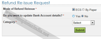 HOW TO APPLY FOR INCOME TAX REFUND REISSUE ONLINE | SIMPLE TAX INDIA