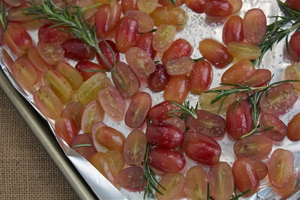 Roasted grape crostini | Yankee Kitchen Ninja