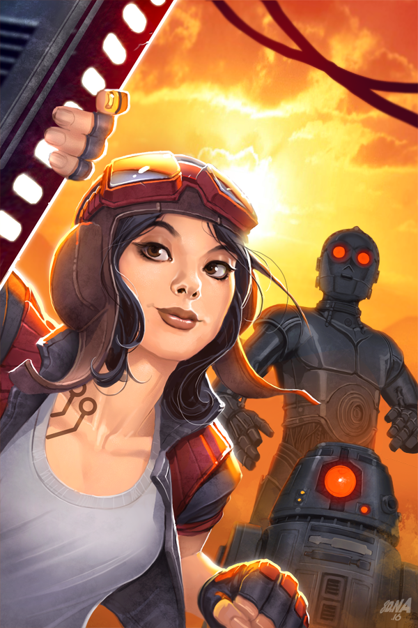 The Geeky Nerfherder: #ArtOfTheDay: 'Doctor Aphra' by David Nakayama The Geeky Nerfherder: #ArtOfTheDay: 'Doctor Aphra' by David Nakayama