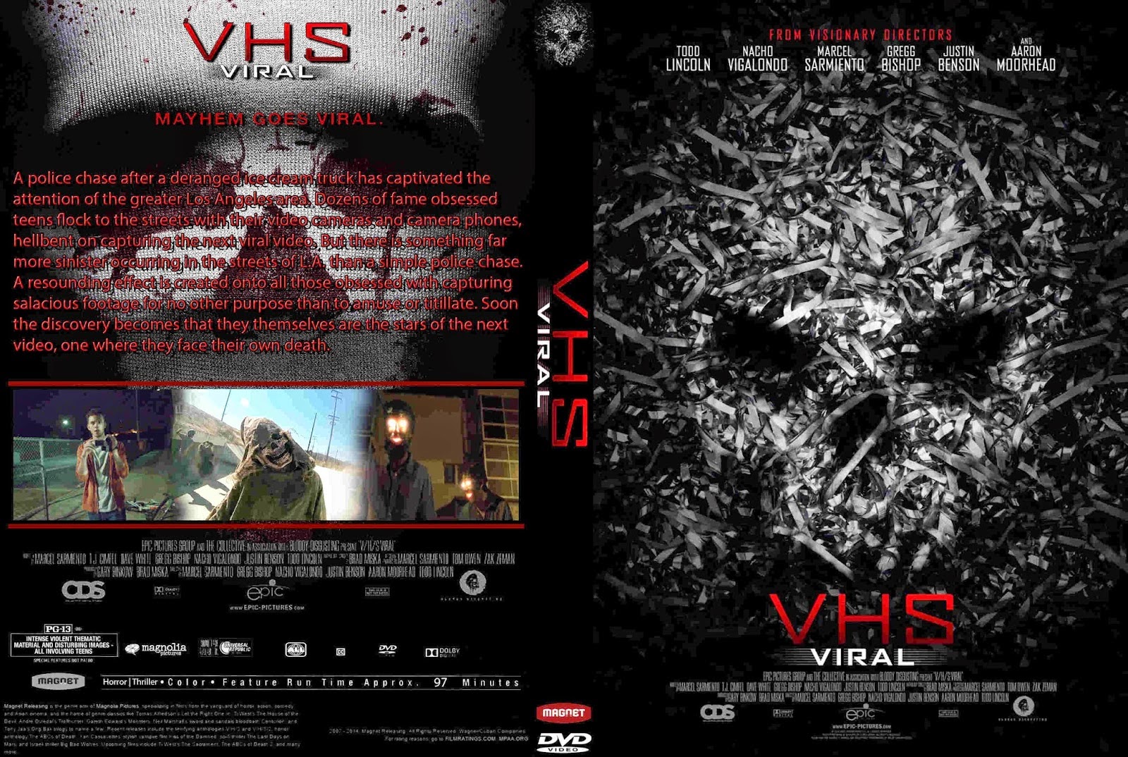 Telona Capas: VHS Viral (2014) - Cover DVD Movie