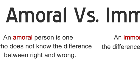 Immoral vs Amoral vs Unmoral, confused? Learn with mind tricks. - Make ...