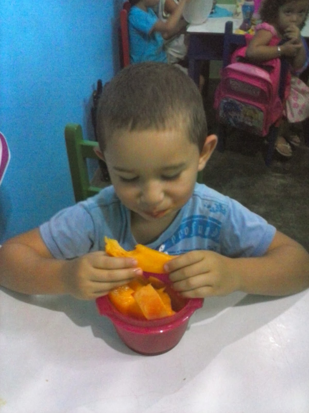 Escola Eternos Aprendizes: Hora do Lanche