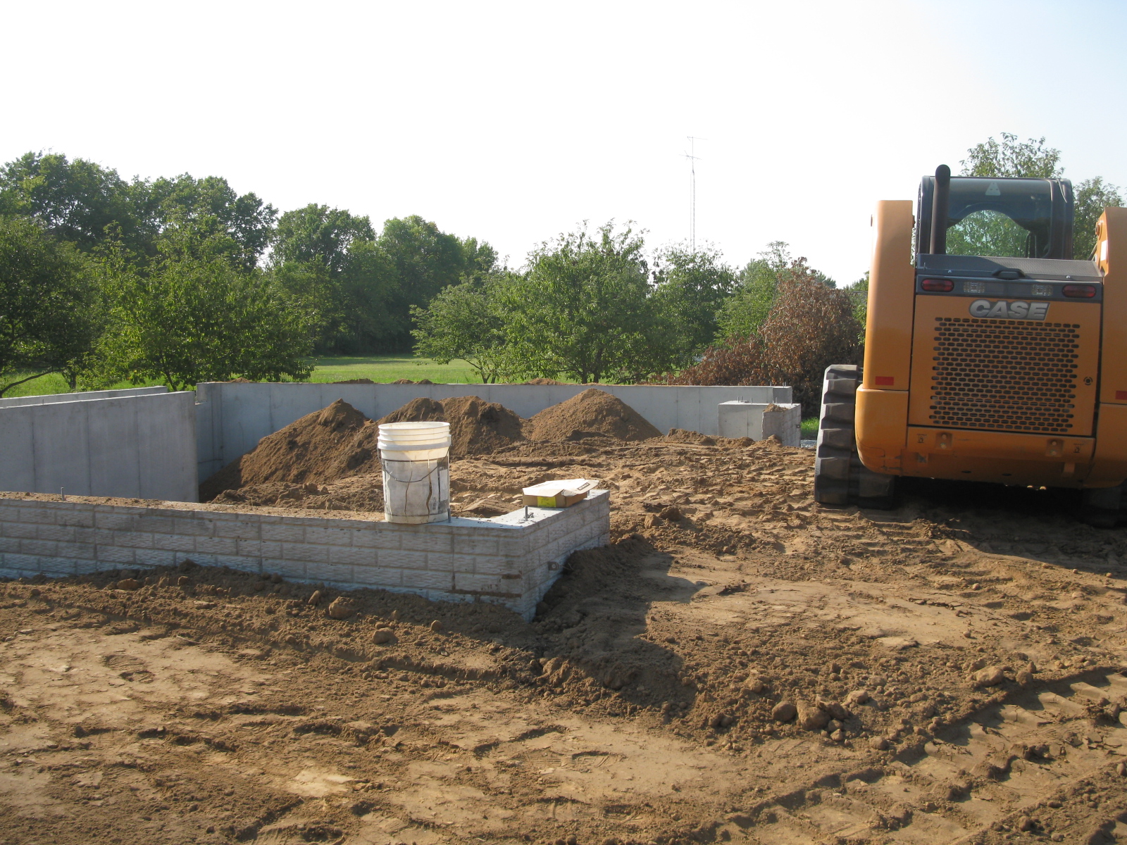 Henderson Homestead: Backfill and Driveway