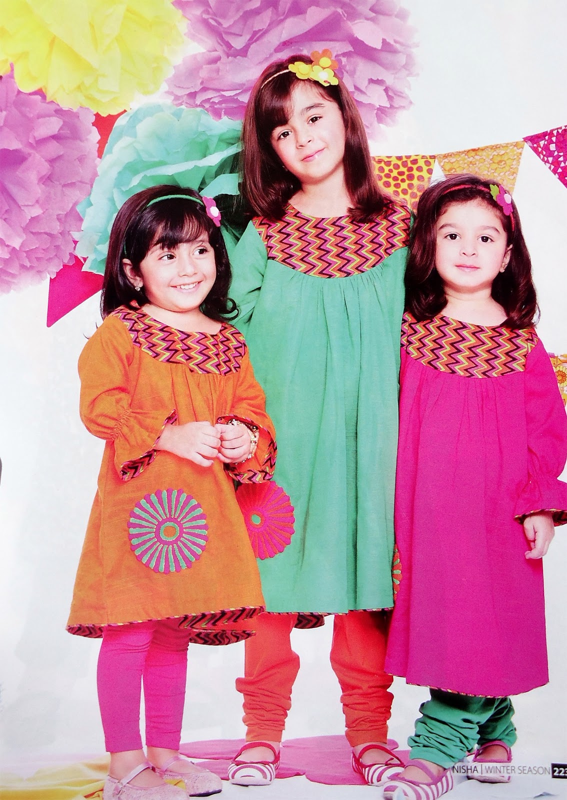 Latest Winter Eid Collection 2012 For Children By Nishat Linen | Nisha ...