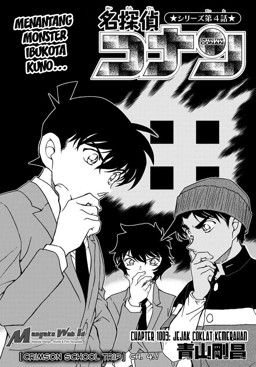 Detective Conan Chapter 1003 Komik - Baca Mangajo
