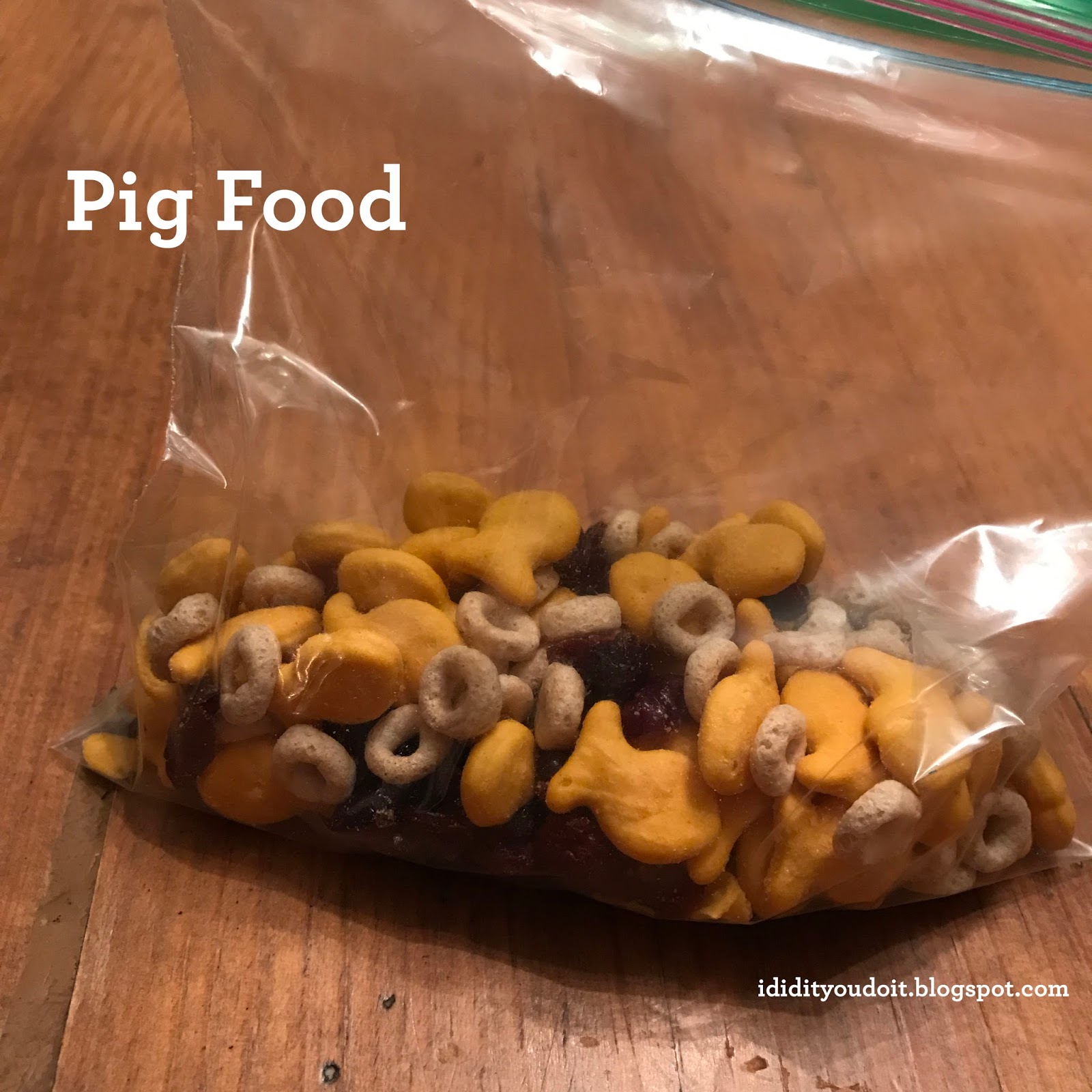 I Did It - You Do It: Pig Food