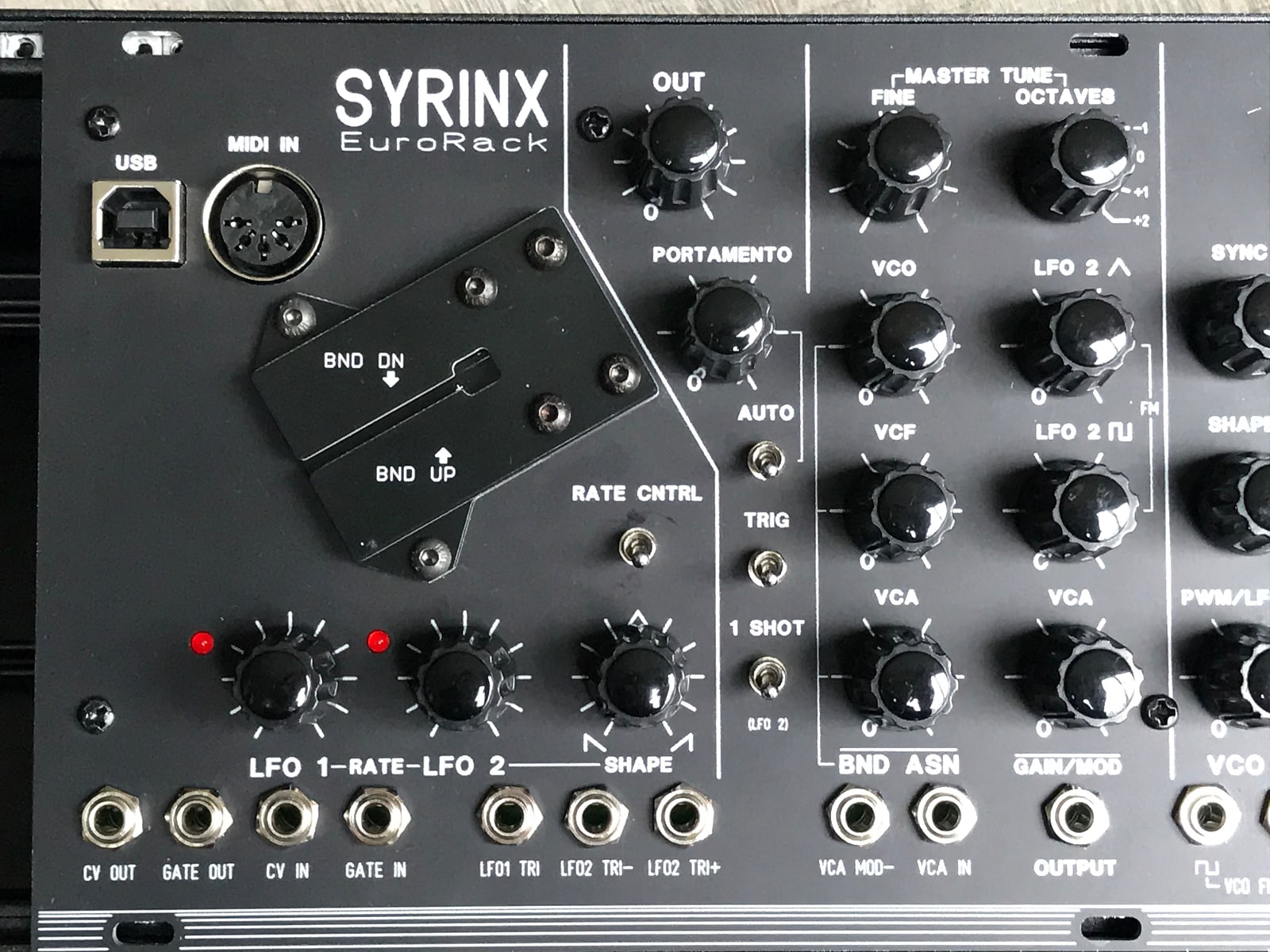 MATRIXSYNTH: AnalogFX Syrinx Eurorack (Synton Syrinx Remake) Demo Model