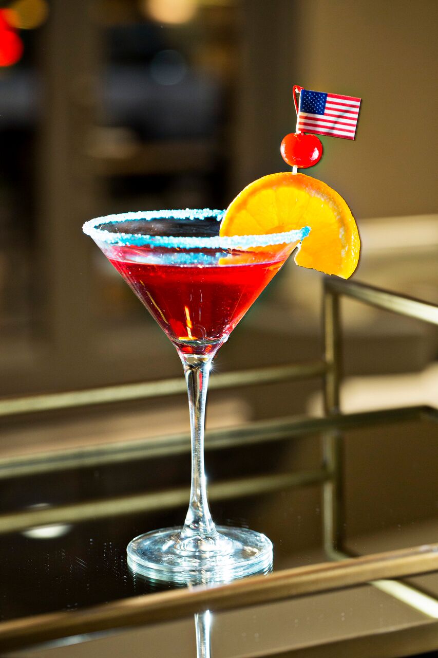 Red, White, and Blue Specialty Cocktail at Jardenea at Melrose ...
