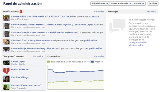 Soy Erasmo: Nuevas páginas de facebook ya están disponibles