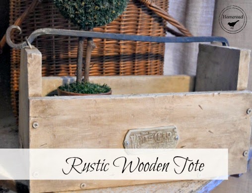How to Build a Rustic Wooden Tote