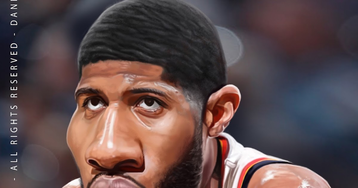 Danny's Illustrations: Paul George Caricature