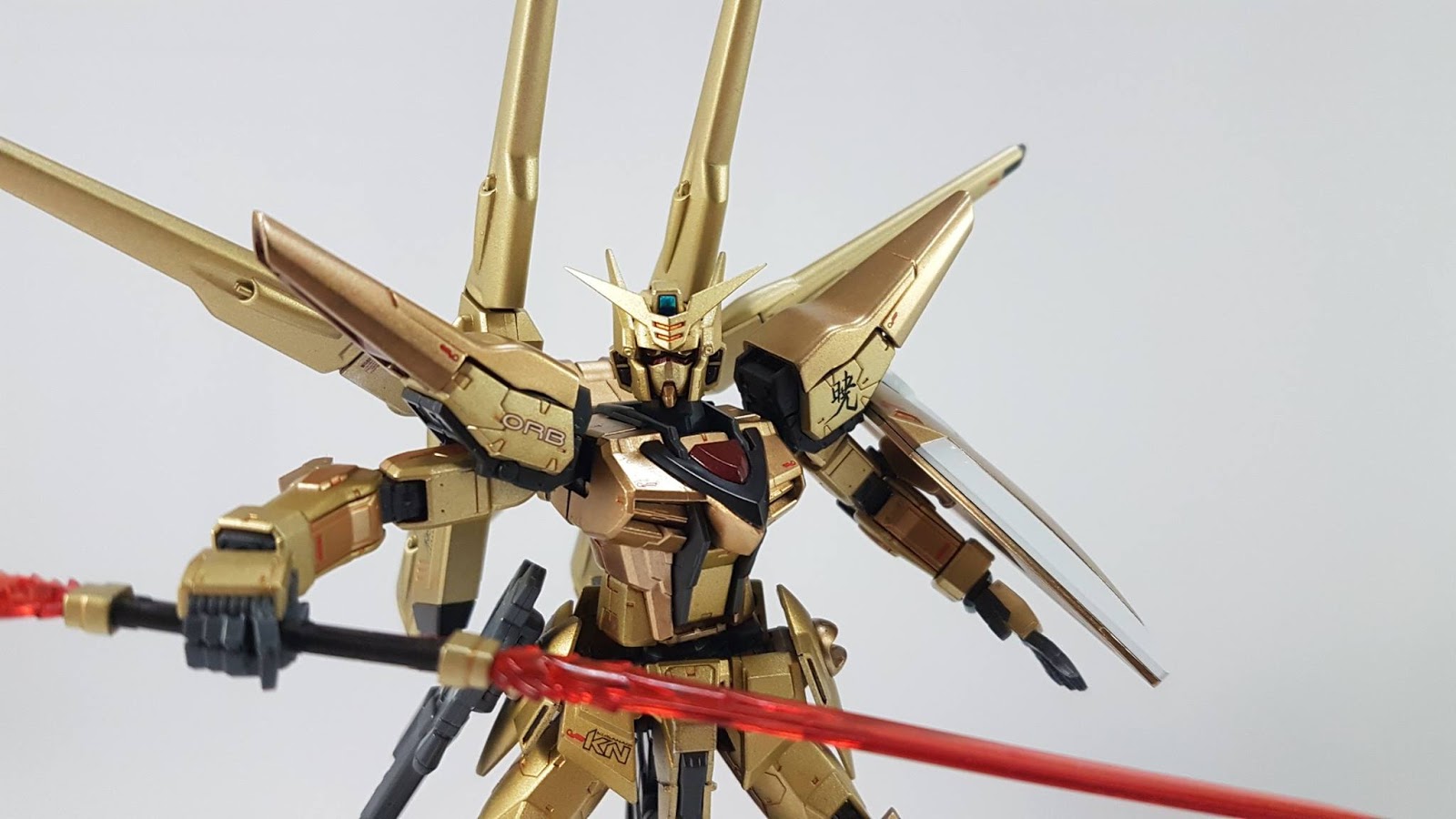 G Project: [Custom RG 1/144] ORB-01 Akatsuki Gundam