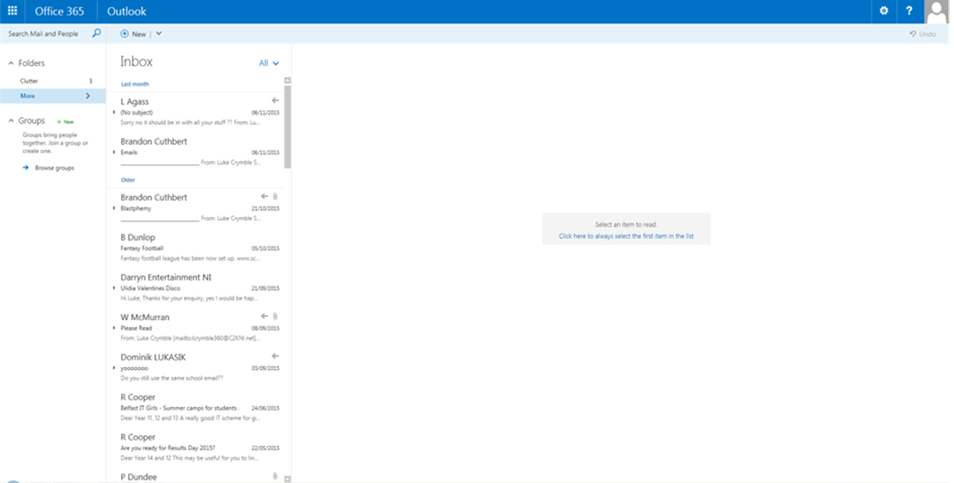 C2K User Guide: Sending an E-Mail