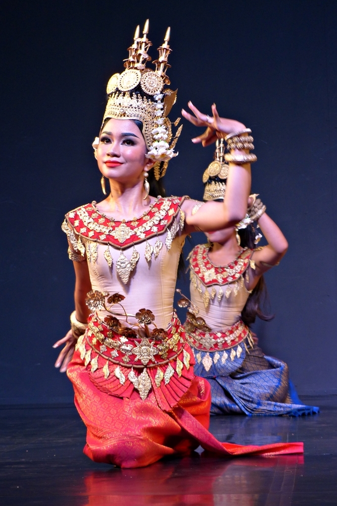 Local style: Cambodian Apsara dance costume