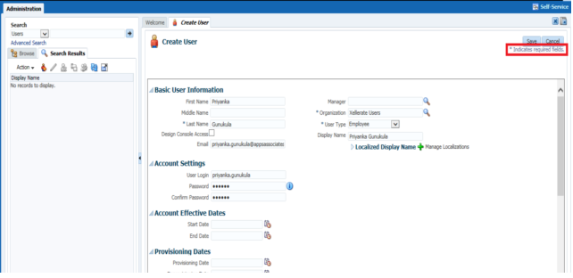 Oracle Mania: Creating a User in Oracle Cloud ERP