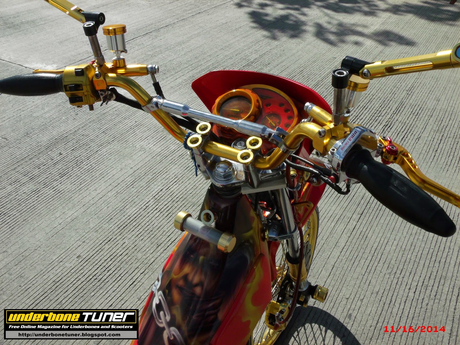 underbone tuner: Modified Honda XRM125 - Demon Hunter Theme DMC