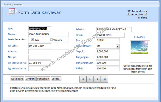 Tutorial Mengolah Data Absensi Di Ms Access 2007 Part-5 ...
