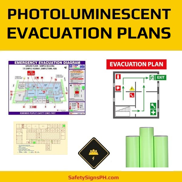 Photoluminescent Evacuation Plans - SafetySignsPH.com Philippines