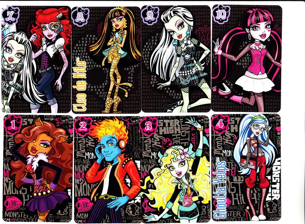Barajas y Naipes: Monster High