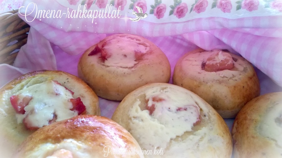 Pullantuoksuinen koti: Omena-rahkapullat