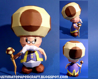 Super Mario - Toadsworth Papercraft | Papercraft Paradise | PaperCrafts ...