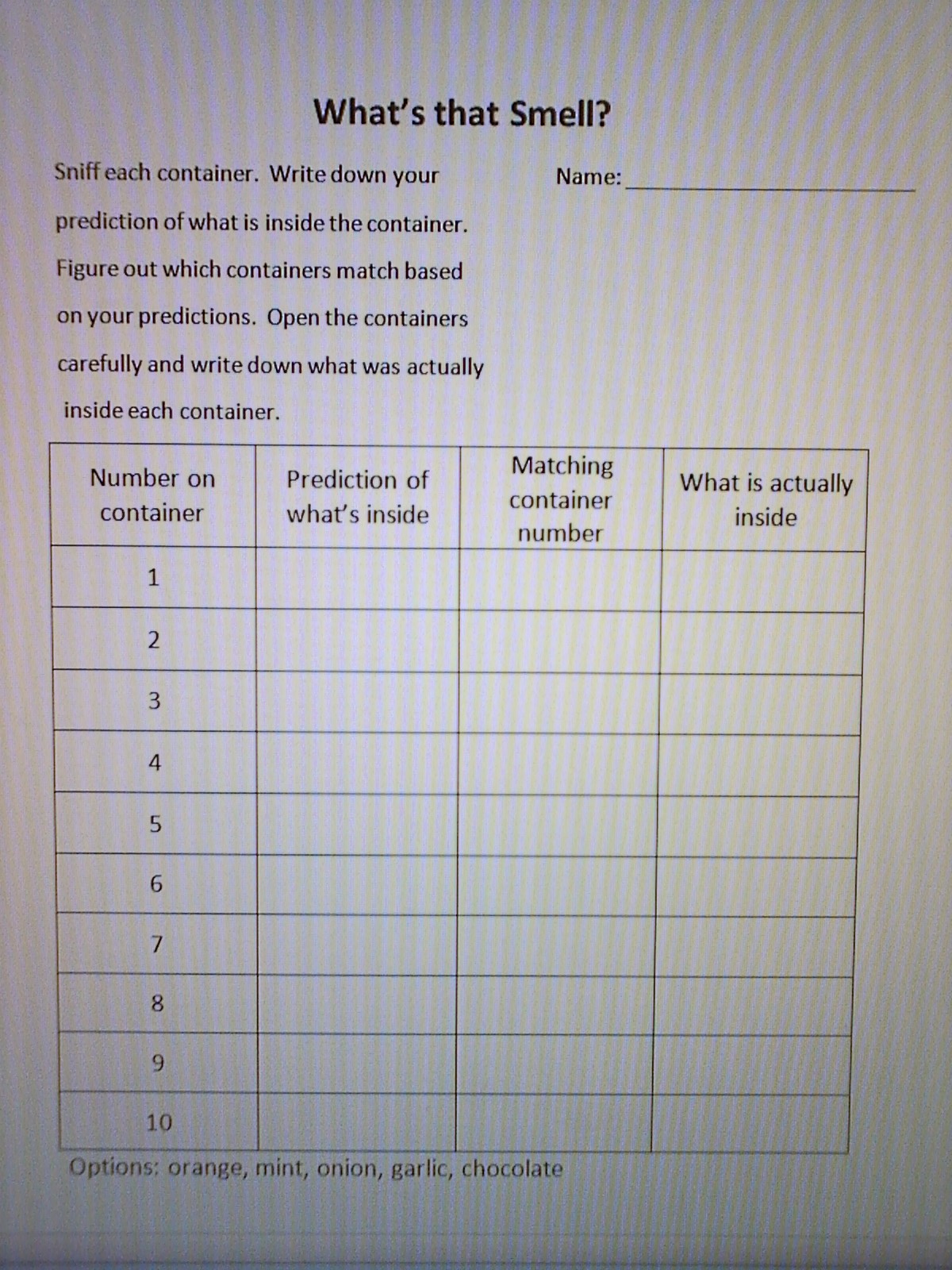 Fun Science Experiments with Miss Hagerman: Investigating with the 5 Senses