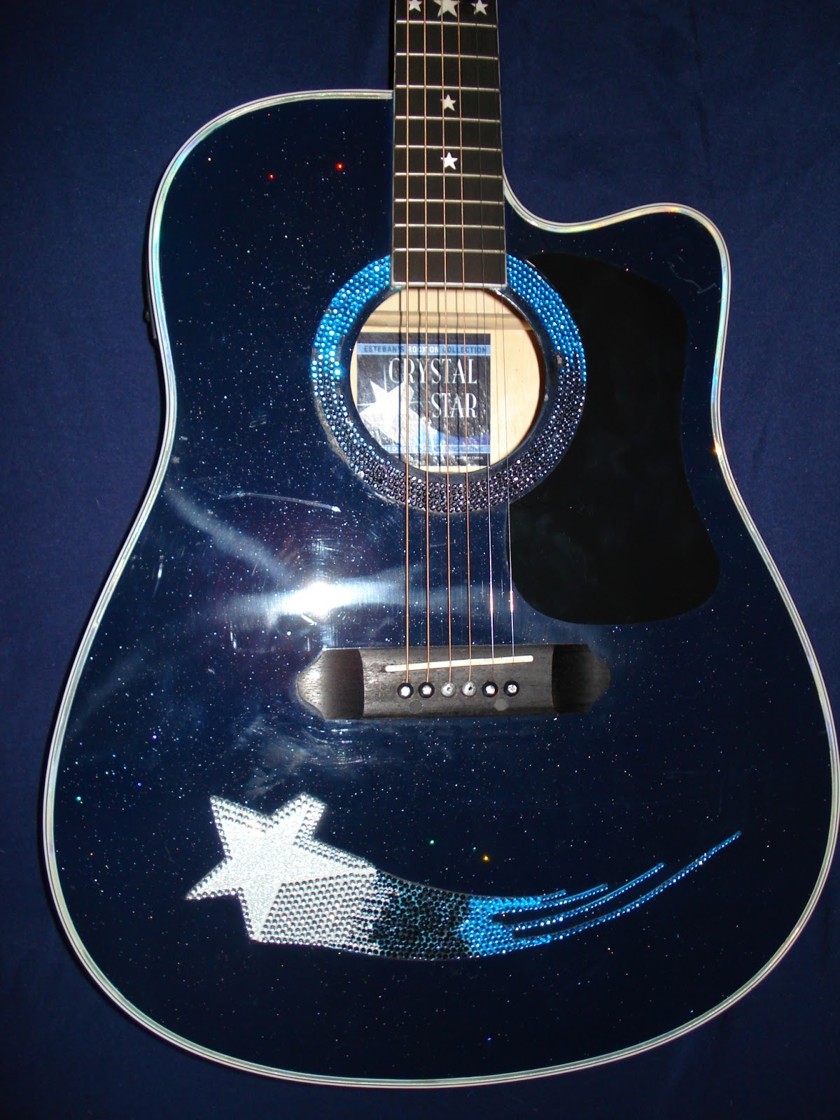 SoCal Gear Museum: 2009 Esteban Crystal Star Acoustic/Electric Guitar