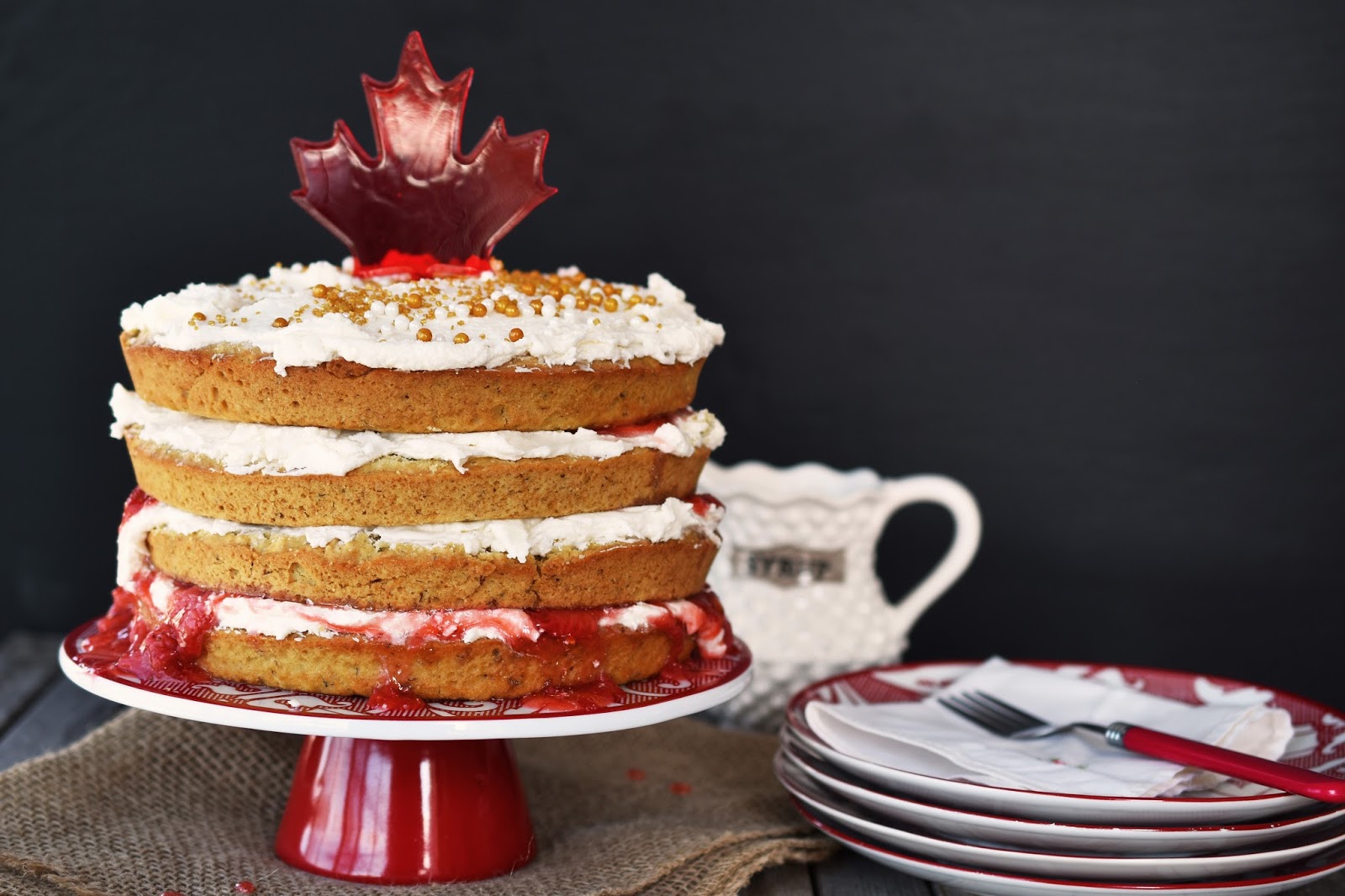 Woman in Real Life: True North Maple Cake with Buttercream Icing and ...
