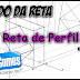 Geometria Descritiva - Reta Vertical ~ Deniezio Gomes