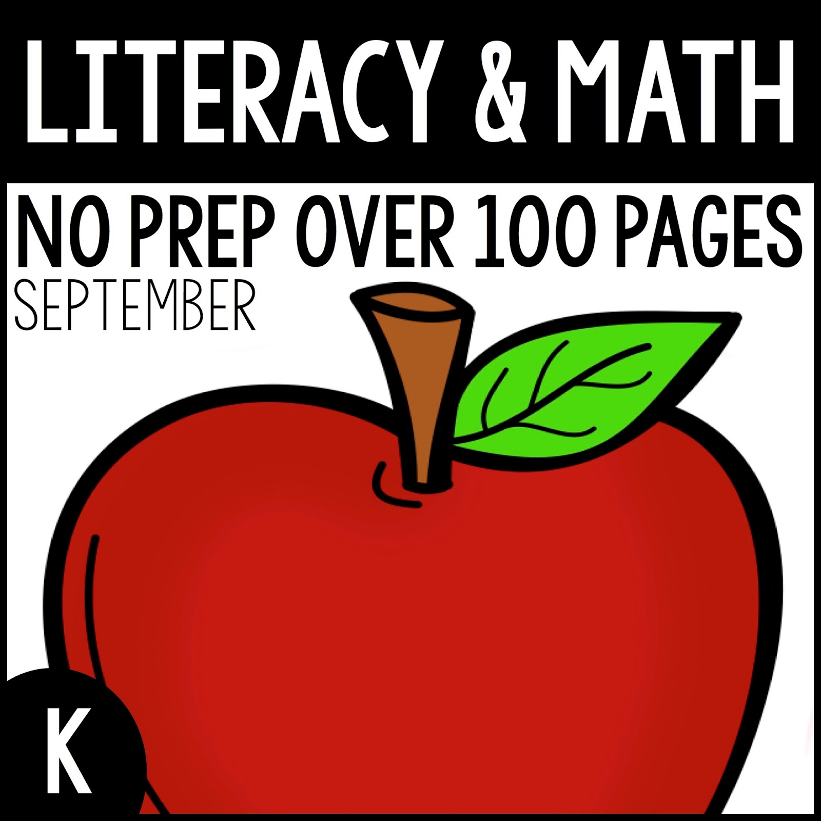 Emily Jane Creates: SEPTEMBER NO PREP LITERACY AND MATH PACKET