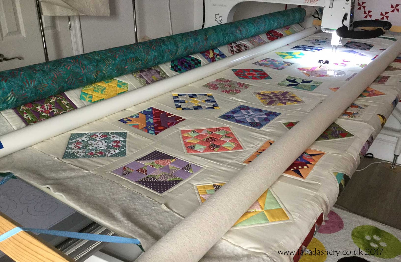 Fabadashery Longarm Quilting: Penny's Farmer's Wife Quilt