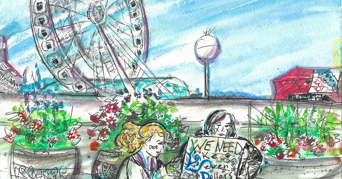 Urban Sketchers Seattle: Lucky Charms and Miss Moon Cricket at the ...