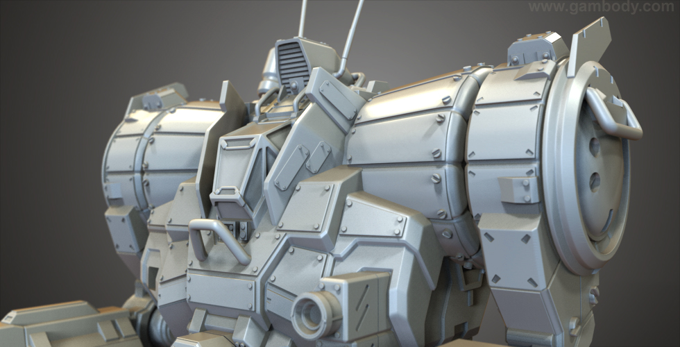 MWO Zeus Mech 3D Model | Assembly | Nixon's 3D Models