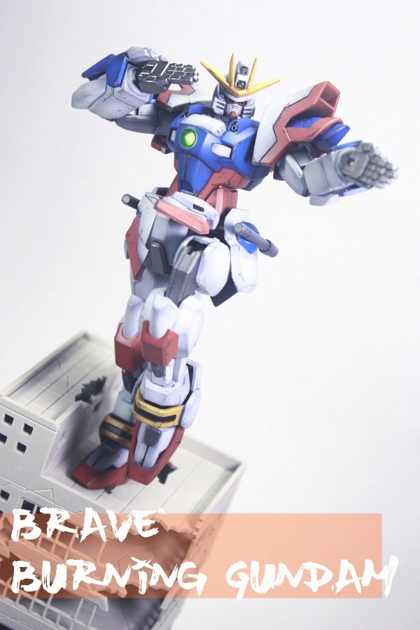 Custom Build: HG 1/144 Brave Burning Gundam