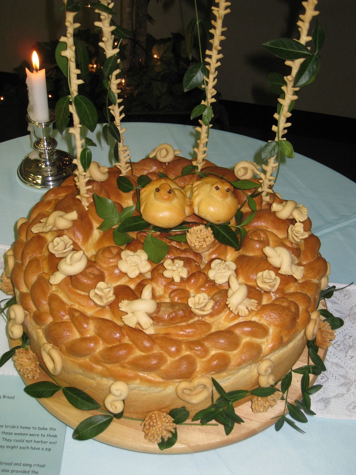 Start with an onion . . .: Korovai: Ukrainian Wedding Bread