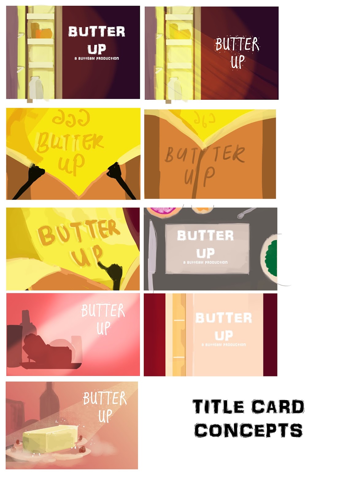 Mikayla Atkins Animation: PRODUCTION CINEMATIC: Title Cards