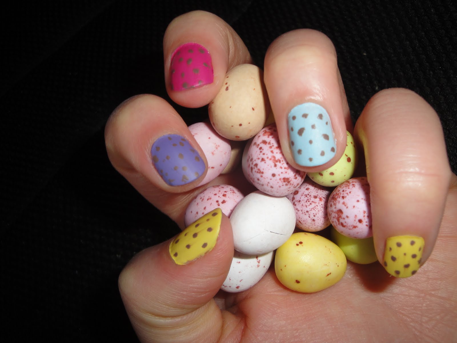 Easter Mini Egg Nail Art - Imagination In Colour