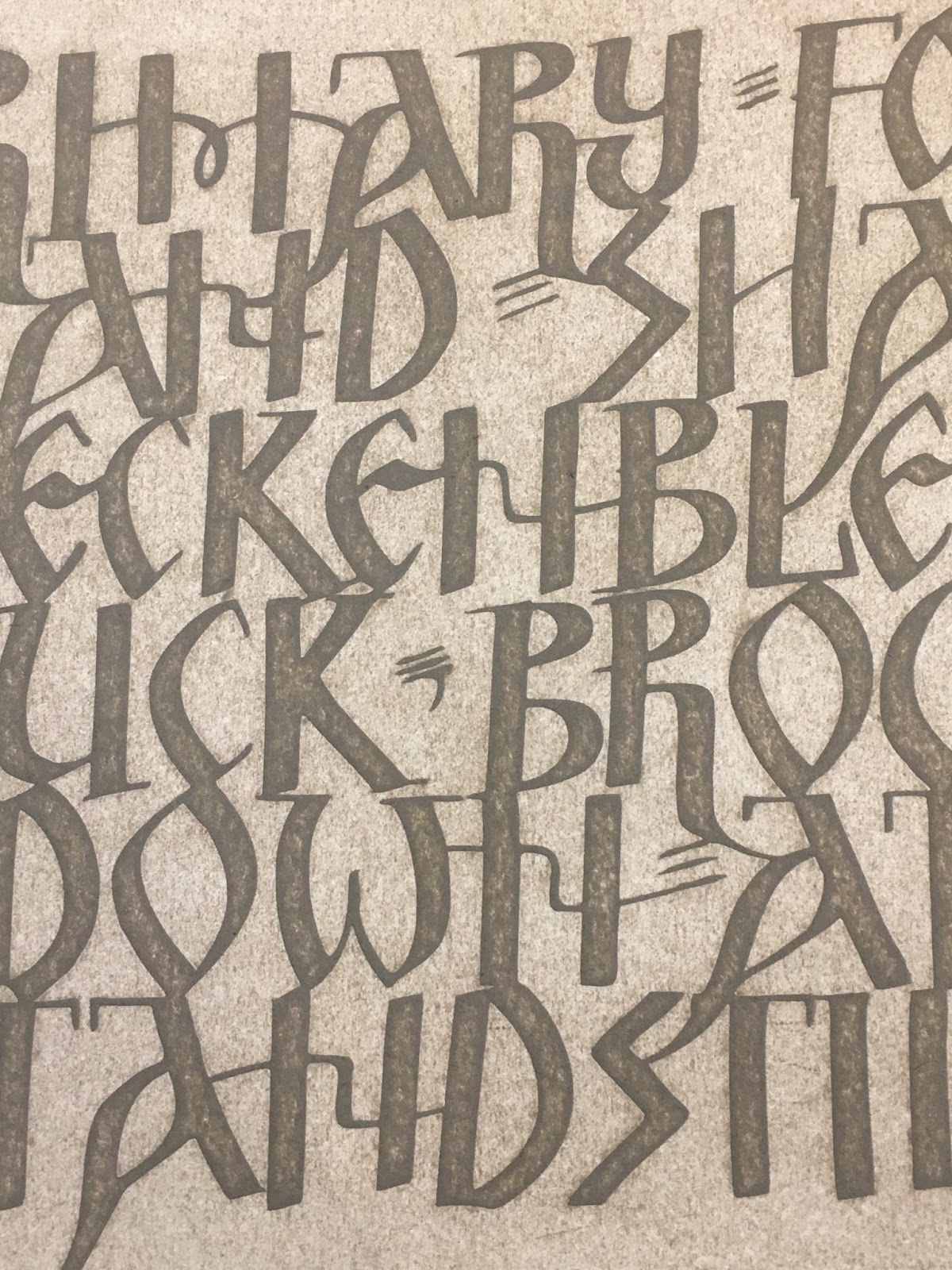 Pen and Ink Calligraphy