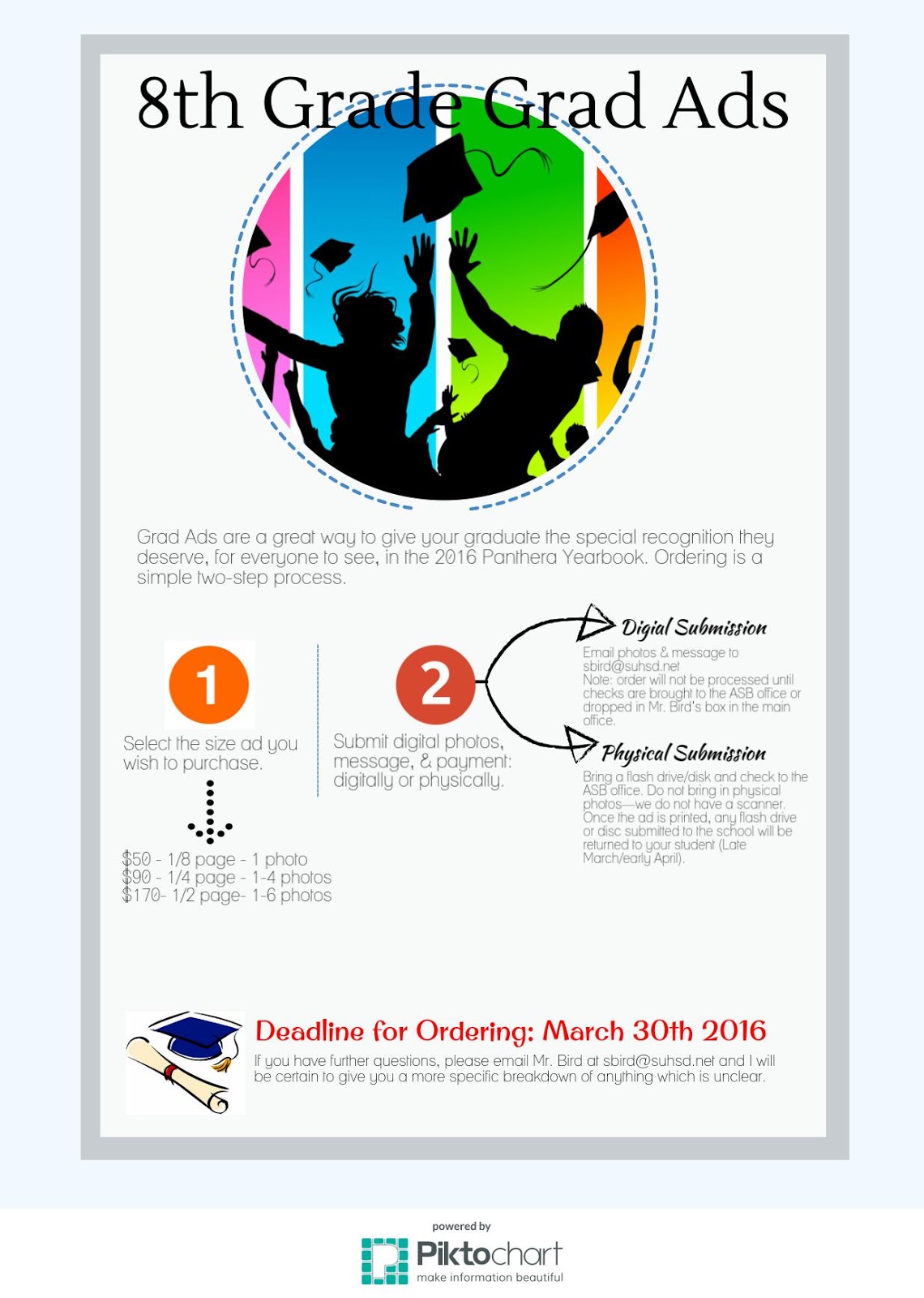 Panthera Yearbook: 8th Grade Grad Ads