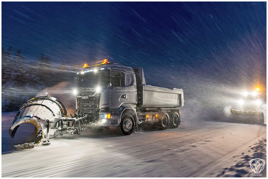 NORGE.nl: E6 Kvænangen ''Snuplass for brøytebil'' & Scania brøytebils!!!