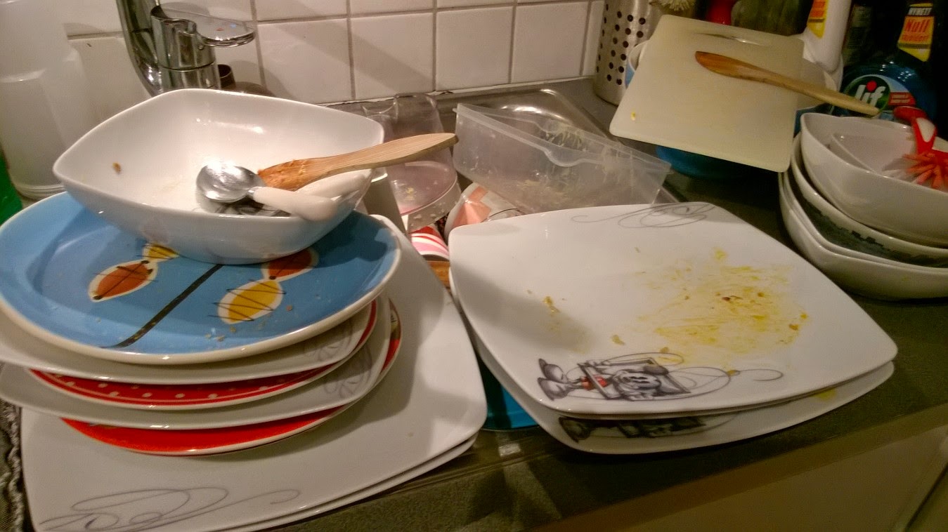 Hverdag - mer eller mindre...: Det hadde vært fint... (om oppvask)