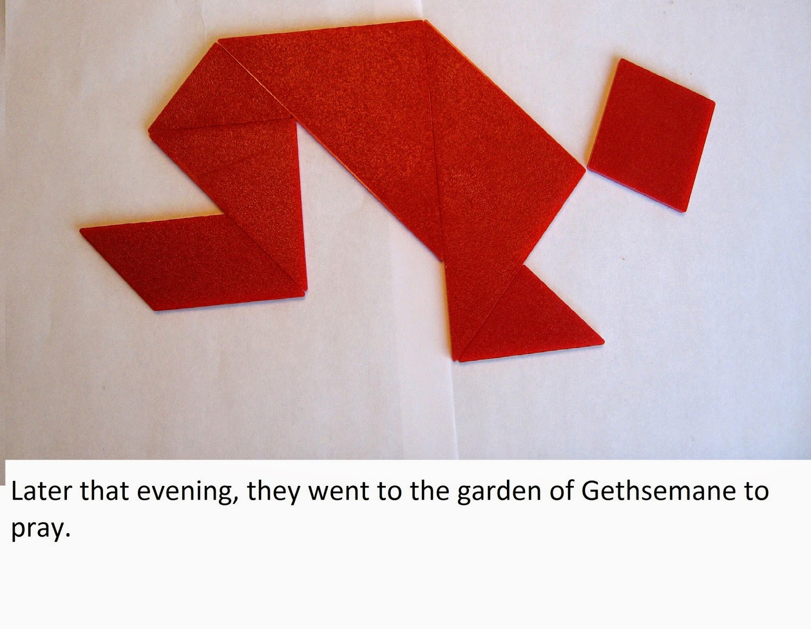 Almost Unschoolers: Easter Story Tangram Activity Book