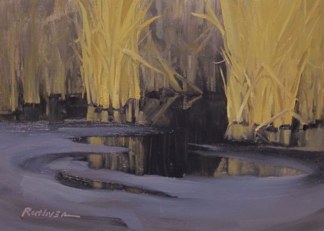 Scott Ruthven Fine Art: Winter Marsh