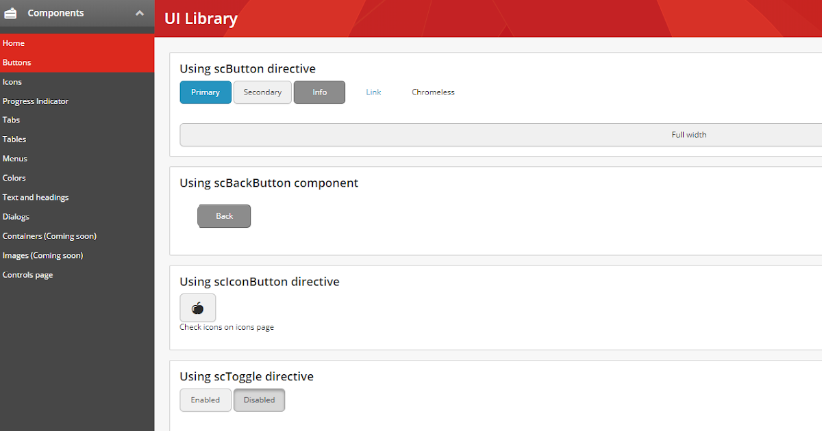 Sitecore SPEAK 3 UI collection