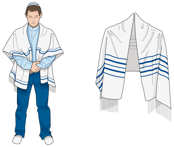 Hebreu Judeu Judaico...: Paramentos judaicos - Talit