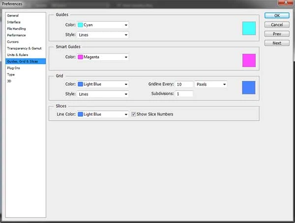 PhotoEffect: How To Make a Grid and Guides in Photoshop